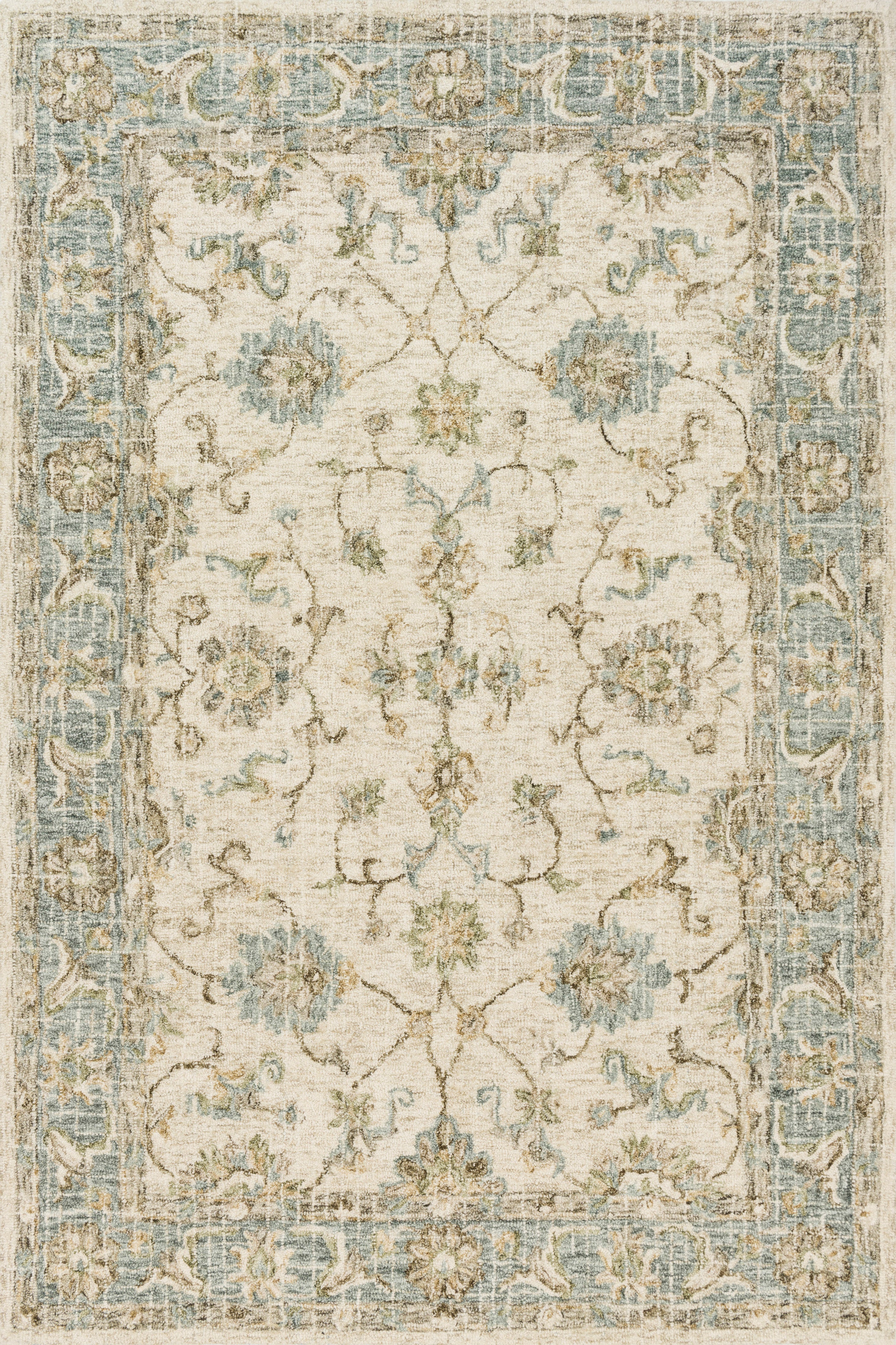 Loloi Julian JI-06 Ivory / Spa Area Rug – Rug Resources